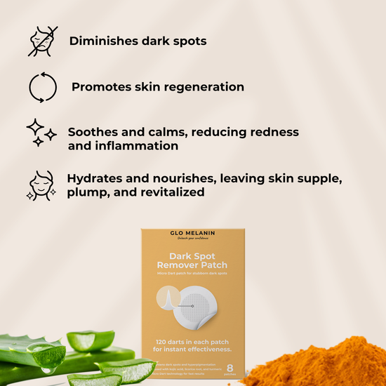 Dark Spot Micro Dart Patches (with Turmeric) – Glo Melanin